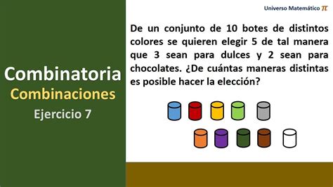 Combinatoria Combinaciones Ejercicio 7 YouTube