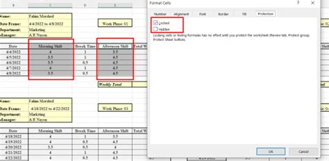 Excel Timesheet Formula