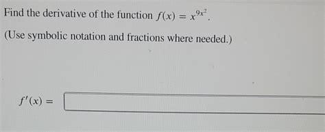 Solved Find The Equation Of The Tangent Line To The Function