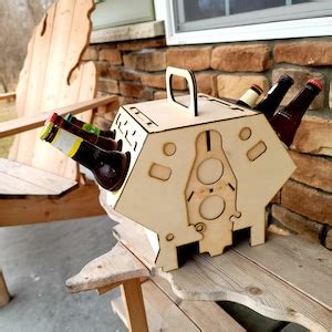 BEER CADDY ENGINE Svg Pdf Dxf Eps Etsy