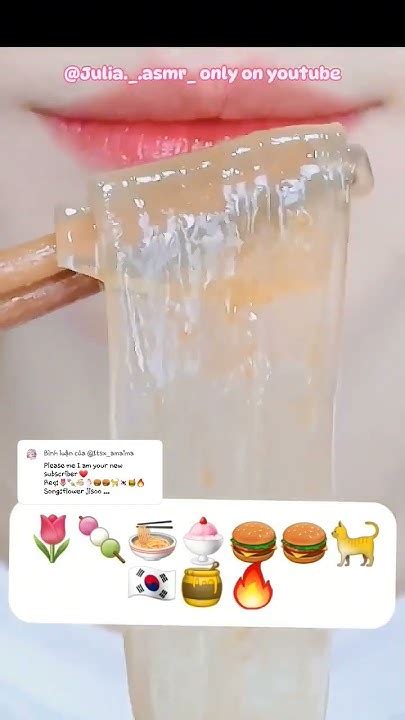 Asmr Emoji Eating🌷🇰🇷crmoonasmr222 Reqsooyaaaxluv Next Sub🙏💖
