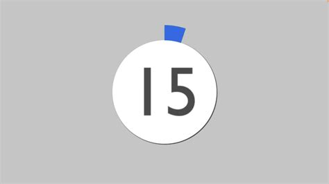 カウントダウンタイマー5秒、10秒、15秒、30秒、45秒【無料動画素材】 みりんの動画素材