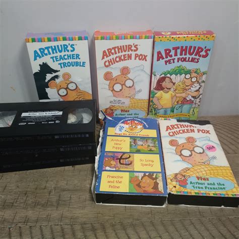 Vintage Arthur Vhs Cassette Tapes From Pbs Grelly Usa