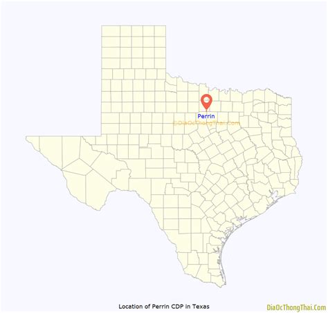 Map Of Perrin Cdp Thong Thai Real