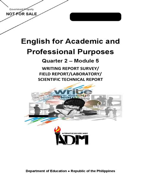Qeapp Q2 Module 5 Writing A Report V4 Pdf Survey Methodology