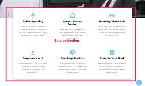 How To Configure Service Section BlossomThemes