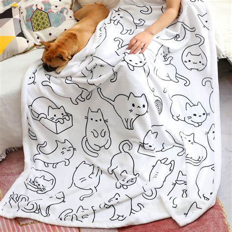 Cat Ts For Cat Loverscat Blanket 60x50 Inchescat Lover