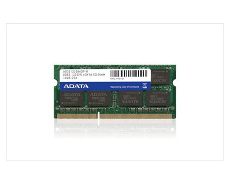 Adata Ddr3 2gb 1333mhz Portátil Memoria Ram