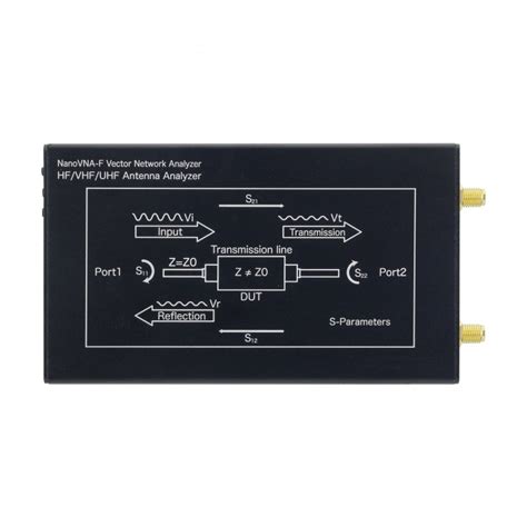 hamgeek nanovna f v3 1mhz 6ghz portable vector network analyzer vna for