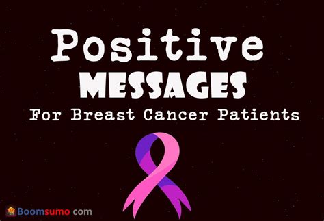 55 Positive Messages For Breast Cancer Patients Boomsumo