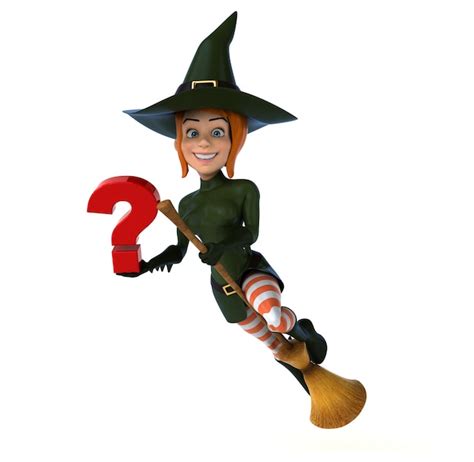 Premium Photo Sexy Witch 3d Illustration