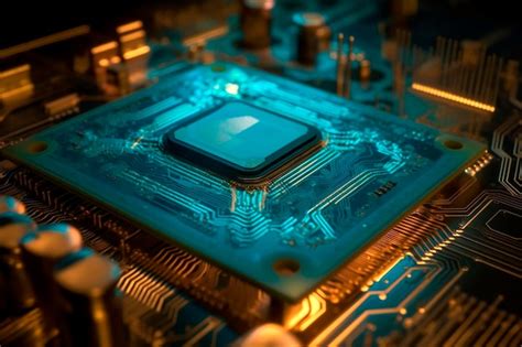 Premium AI Image Computer Technology Circuit Chip Board Electronic Motherboard Cpu Hardware