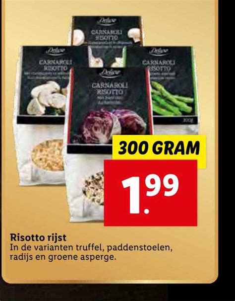 Deluxe Risotto Rijst Aanbieding Bij Lidl 1folders Nl