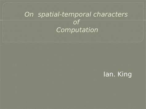 Pptx Ian King Lambda Calculus Turing Machine Imperative