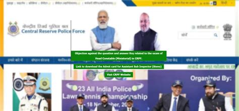 Crpf Gov In Recruitment 2024 Apply Online Notification Date Link Pdf
