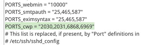 How To Change The Port On CentOS Web Panel CWP With Steps