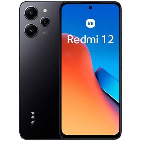 XIAOMI Redmi 12 6 79 4GB RAM 128GB ROM Android 13 Midnight Black FinetMobile