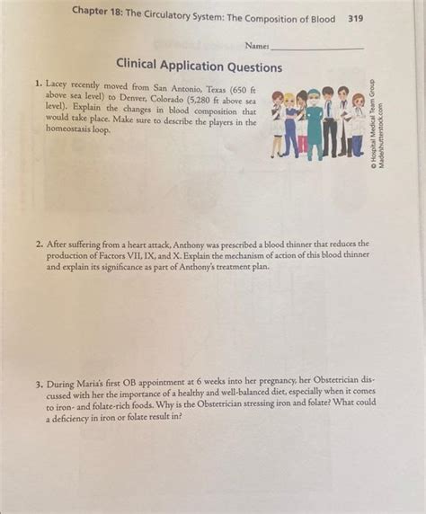 Solved Chapter 18 The Circulatory System The Composition