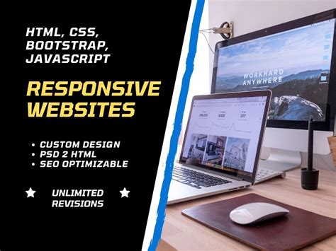 A Responsive Html Css Bootstrap And Javascript Website Upwork