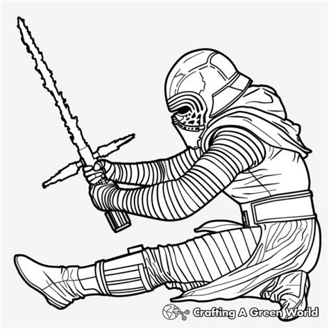 Kylo Ren Coloring Pages Free And Printable