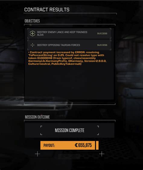 Mission Objective Erroring Out · Issue 207 · Battletechmoddersmodtek · Github