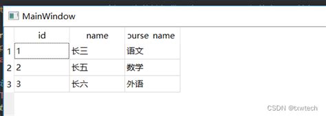 Qt使用sql模型类关系表格模型 操作数据库以及委托类的使用qt一个数据库只能用一次表吗 Csdn博客