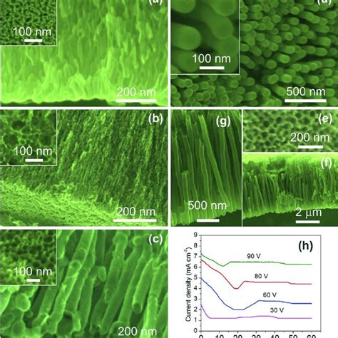 A B And C The Cross Sectional Views And The Surface Morphologies Download Scientific