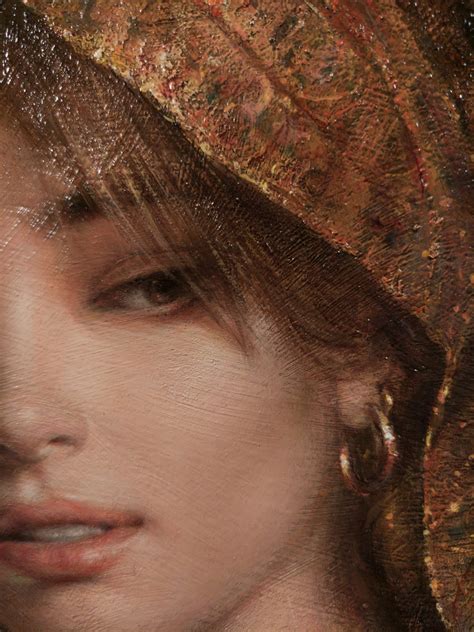 Girl With A Pearl Necklace Piotr Topolski