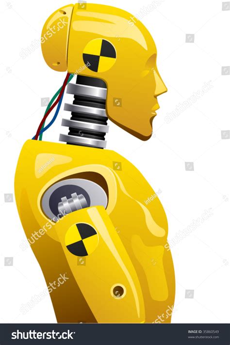 Vector Crashtest Dummy Stock Vector 35860549 Shutterstock