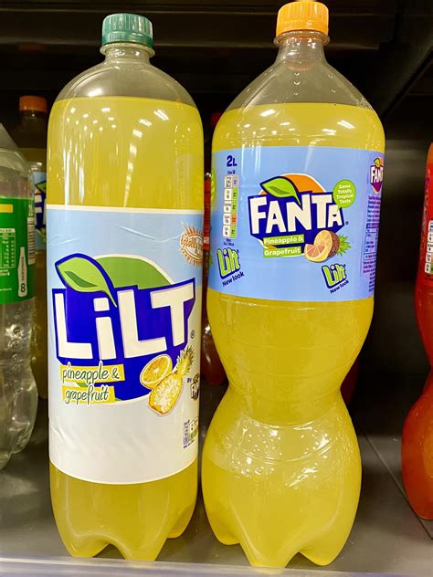 Newfoodsuk New Rebranded Fanta Lilt Bottles Spotted At