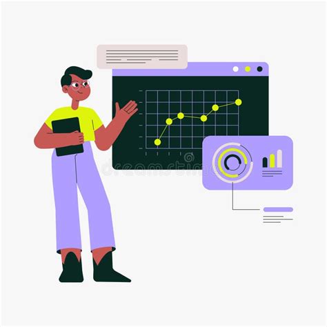 Data Presentation Professional Analyzing Financial Performance Metrics