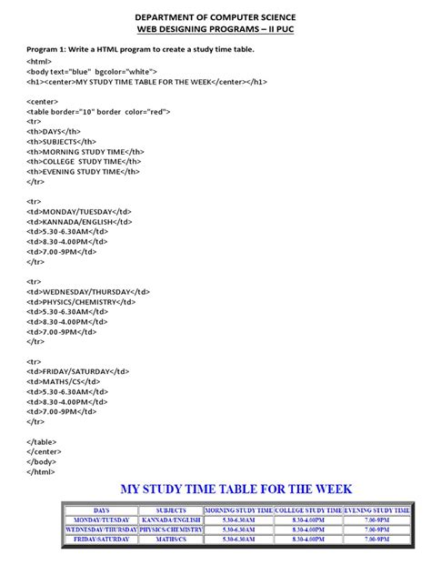 html and sql programmes pdf computer science data management