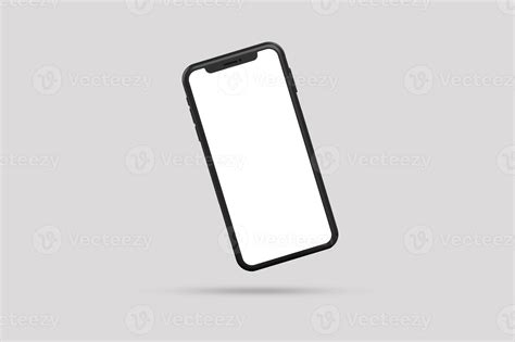Realistic Smartphone Mockup Blank Screen Mobile Phone Mockup 25911240