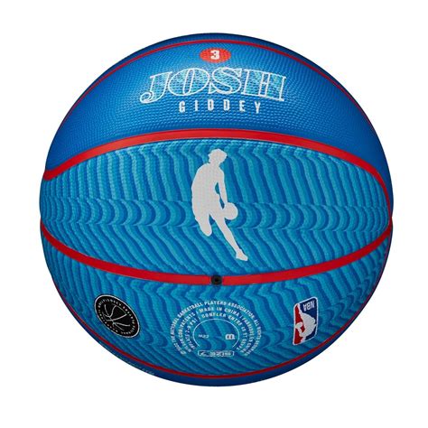 Wilson Josh Giddey Oklahoma City Thunder Player Icon Nba Outdoor Basketball купить оригинал