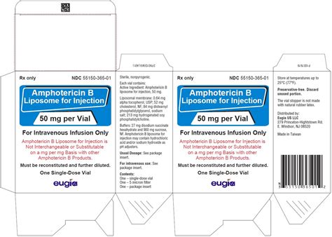Amphotericin B Package Insert Prescribing Information