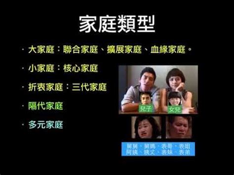 觀念家庭類型 社會 均一教育平台