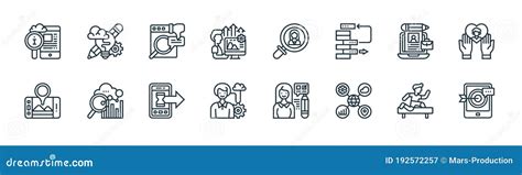 Classification Linear Icon Modern Outline Classification Logo C Vector
