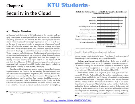 Module 5 Cloud Computing Notes 153 Chapter 6 Security In The Cloud 6