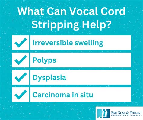 Ear Nose And Throat Vocal Cord Stripping Before During And After