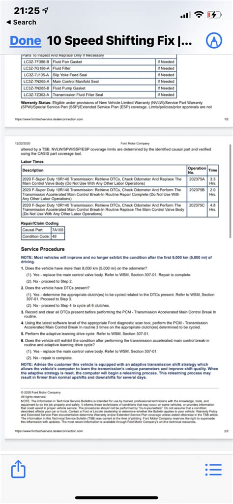 Resetting The 10 Speed Page 2 Ford Truck Enthusiasts Forums