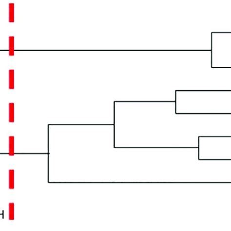 dendrogram constructed using the unweighted pair group method with