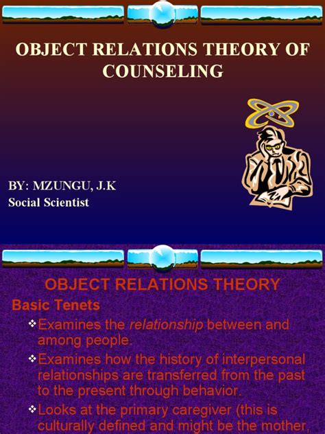 Object Relations Theory Pdf Attachment Theory Object Relations Theory