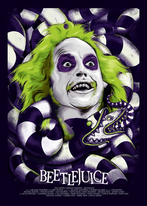 Beetlejuice Poster By Jeffpoitiers