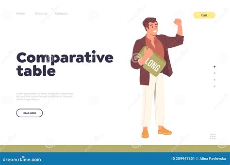 Comparative Advantage For Success Business Cartoon Vector Illustration