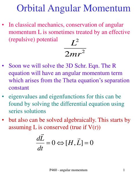 ppt orbital angular momentum powerpoint presentation free download id 153582