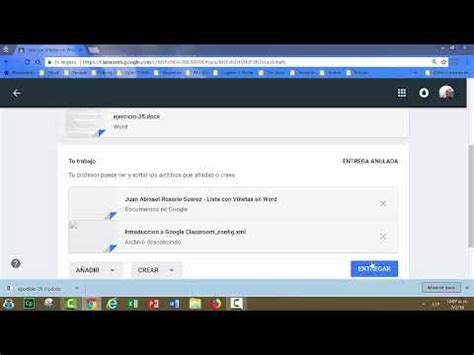 Descargar Archivos Y Subir Tareas A Google Classroom YouTube