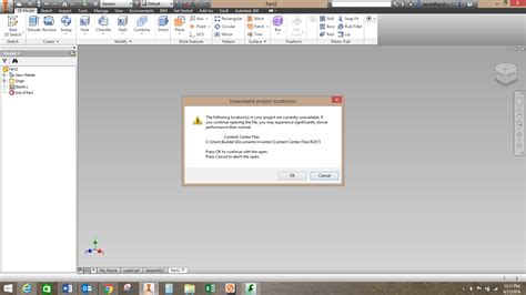 pop up unavailable project locations autodesk community