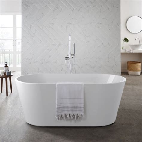 Coast 1600 X 750mm Small Freestanding Bath Classical Baths