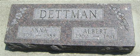 Albert Fred Dettman 1902 1961 Find A Grave Memorial