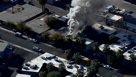 Three Injured In Downtown Las Vegas Apartment Fire